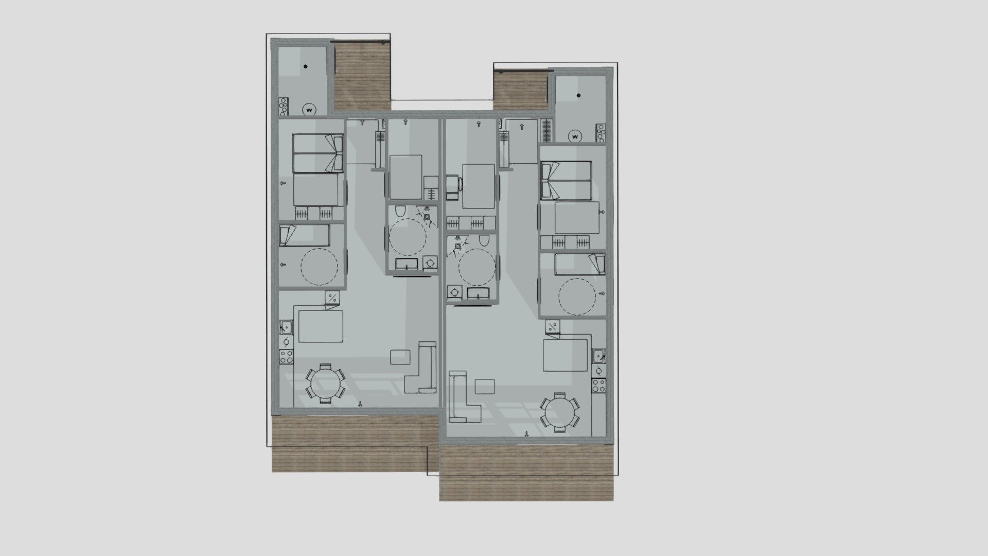 1ET 2MB Fagervollen modern mirrored 13.03.24 - Download Free 3D model ...