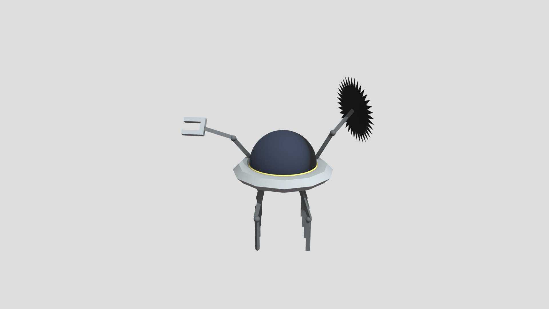 UFO Robot - 3D model by Catwithagun [bf74ab3] - Sketchfab