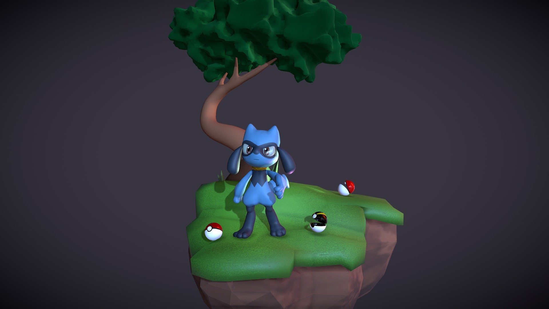 Riolu - 3D model by Mikotoni [bf756c8] - Sketchfab