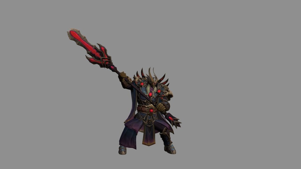 Odin V2 Skin 7 Rig Combat Idle Animation 3d Model By Nvixen [bf75888