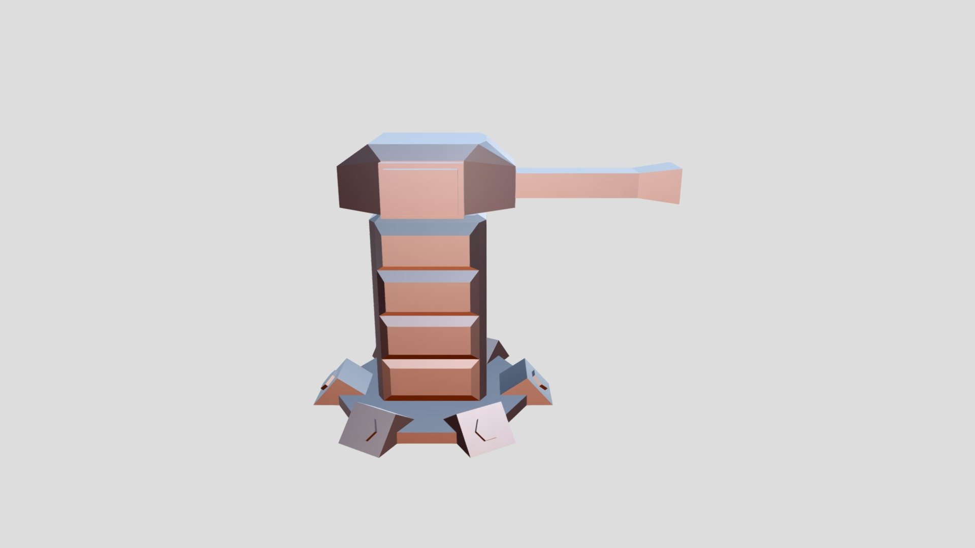 Solid Low Poly TD Turret - Download Free 3D model by Trockk (@Timrockk ...