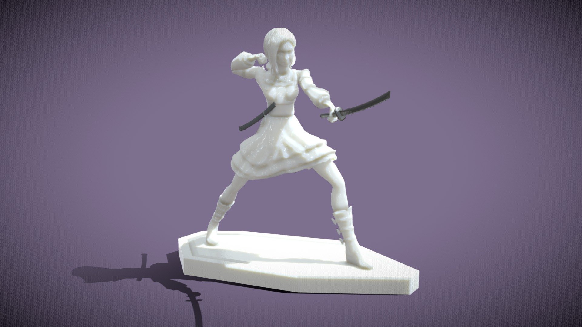 Ninja Girl - Download Free 3D model by stealth86 [bf7c262] - Sketchfab