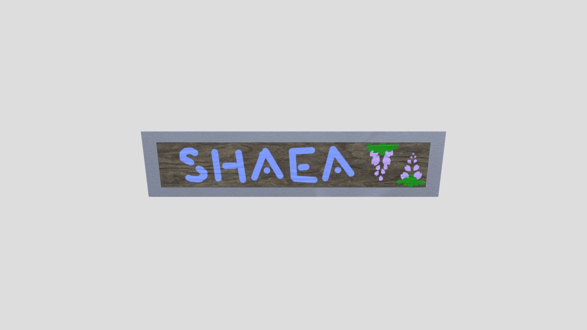 NamePlate - 3D model by shaea_juline [bf7ce3c] - Sketchfab