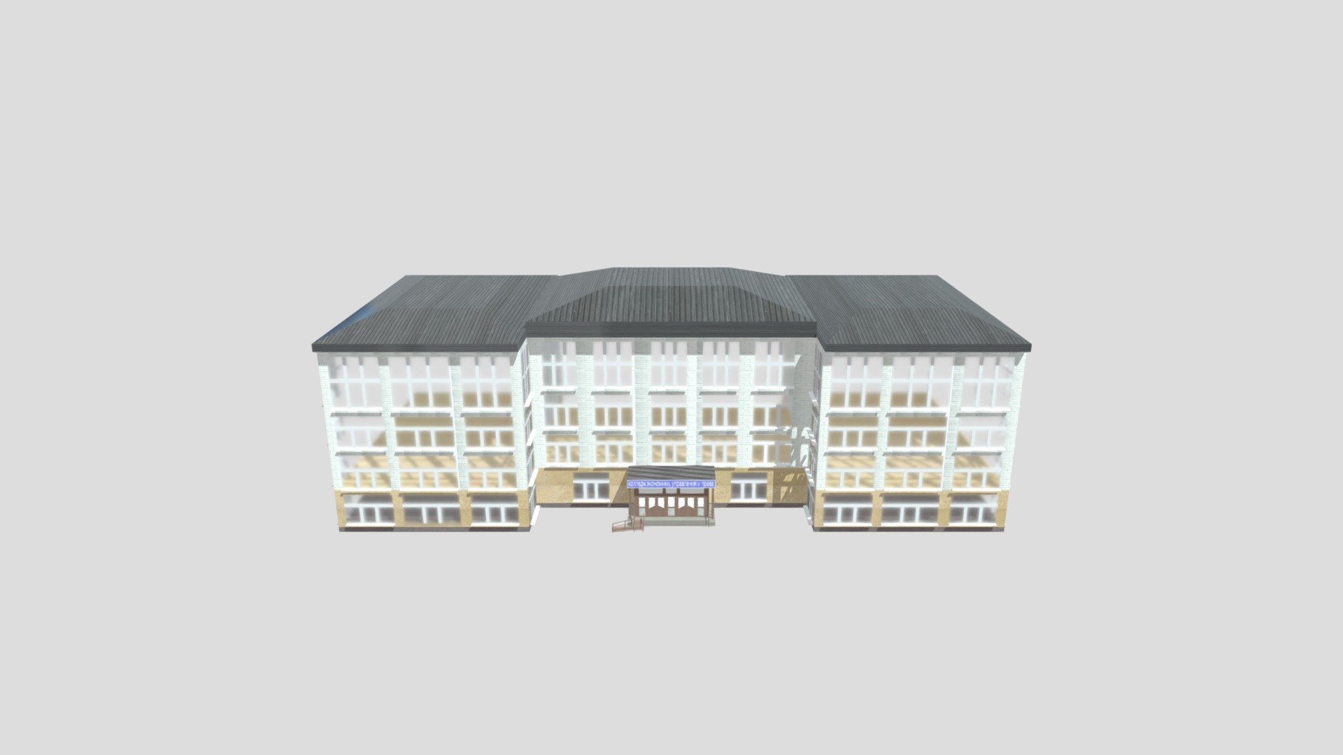 College - Download Free 3D model by kostja334567 [bf7cf66] - Sketchfab
