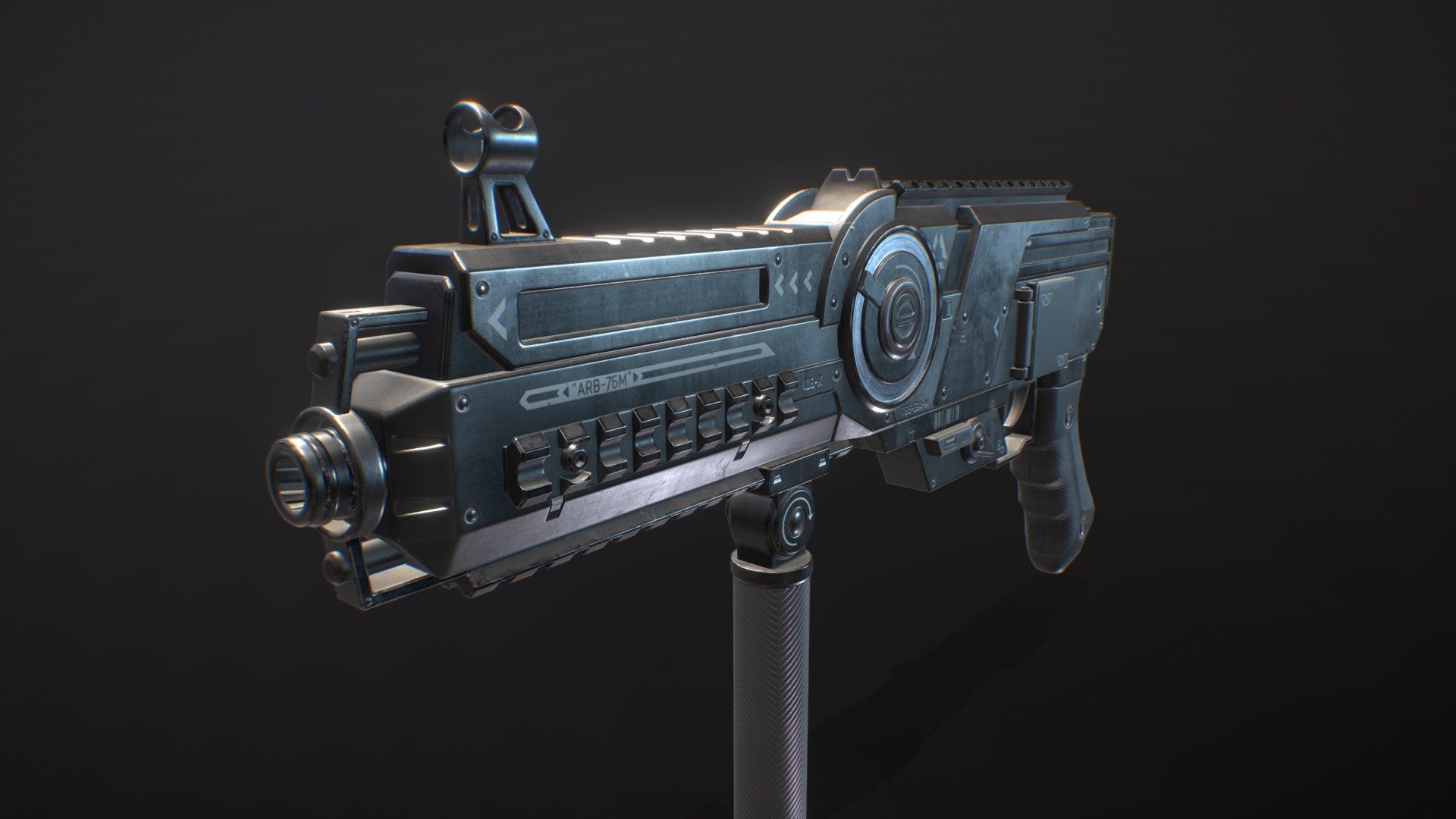 Automatic rifle "ARB-76M" - Base option - 3D model by pro100voron ...