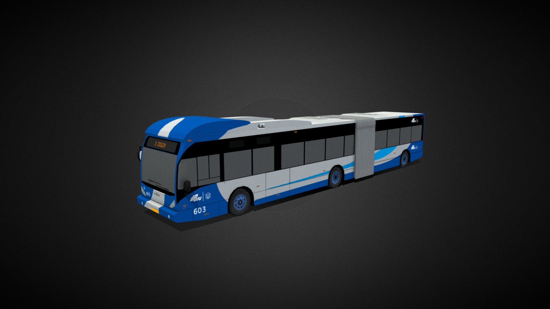 MX225 / VAN HOOL AG 300 - 3D model by Checo Mx. (@checomx) [bf7e75a] - Sketchfab