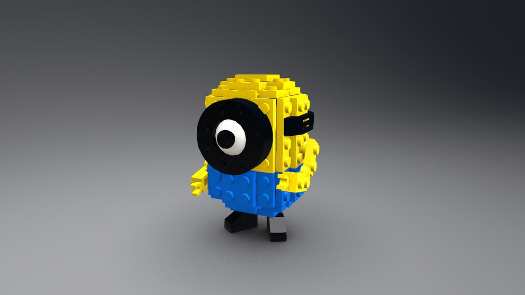 Lego Minion - 3D model by Christophe Scherrer (@xtof3d) [bf7f671 ...