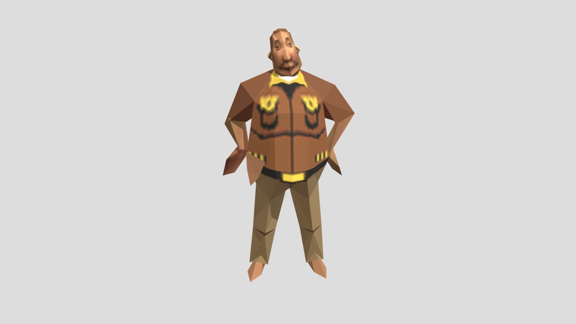 Officer Landers - Download Free 3D model by patrick.ambrose28402 [bf7fd85] - Sketchfab
