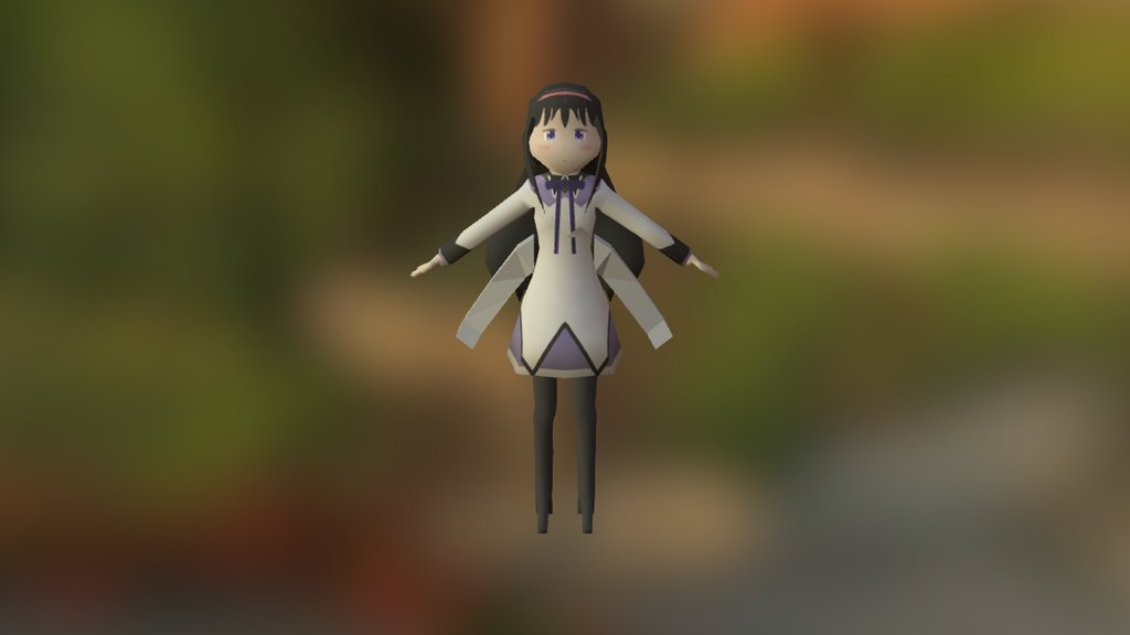 build Akemi Homura from nothing in 3 hours - 3D model by hollen9 [bf8053a] - Sketchfab