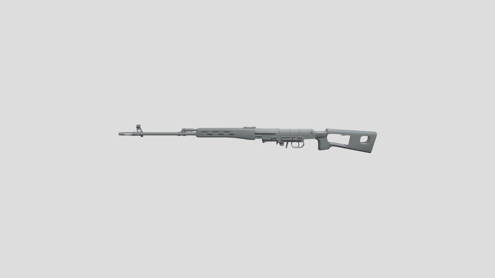 Sniper rifle - Download Free 3D model by zahamidre319 [bf80dec] - Sketchfab