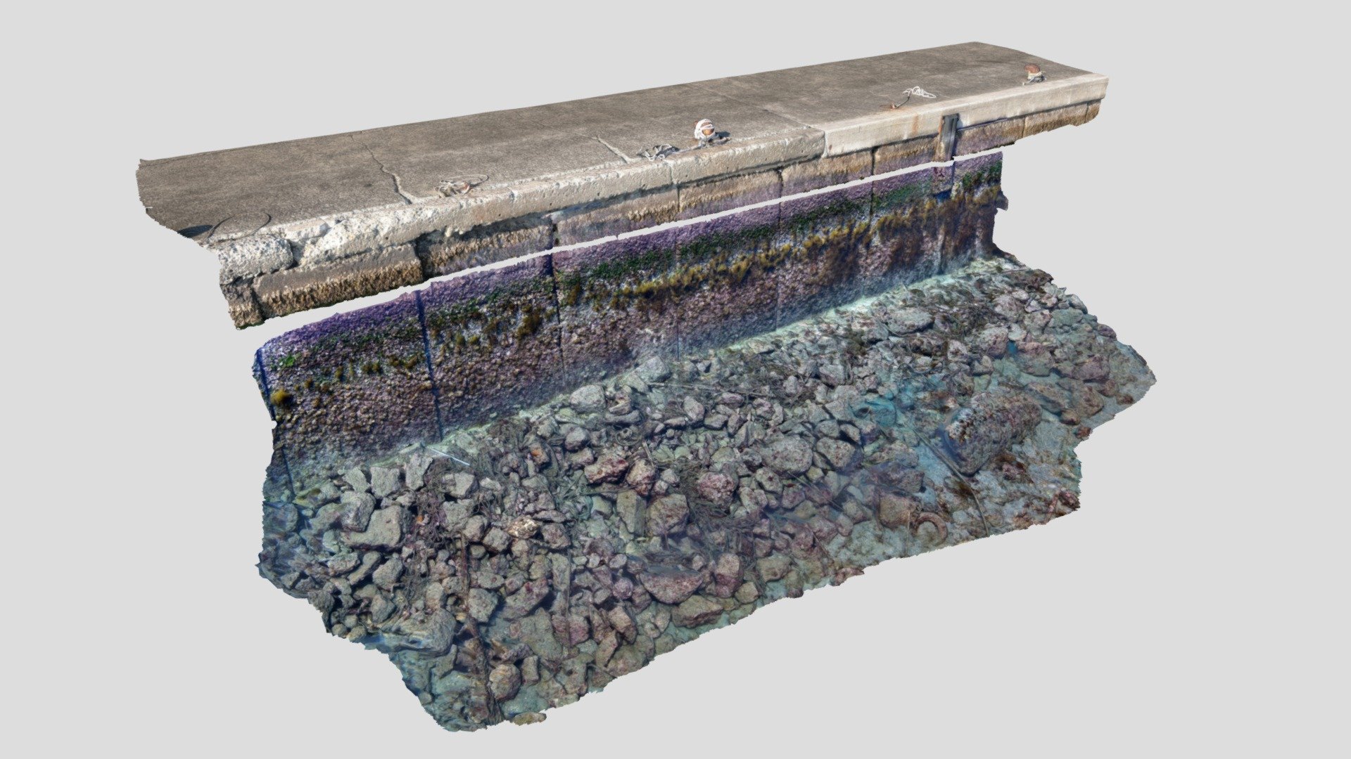 海底、岸壁( SeaFloor , Quay ) Ver2 - 3D model by NIPPON MARINE ENTERPRISES ...
