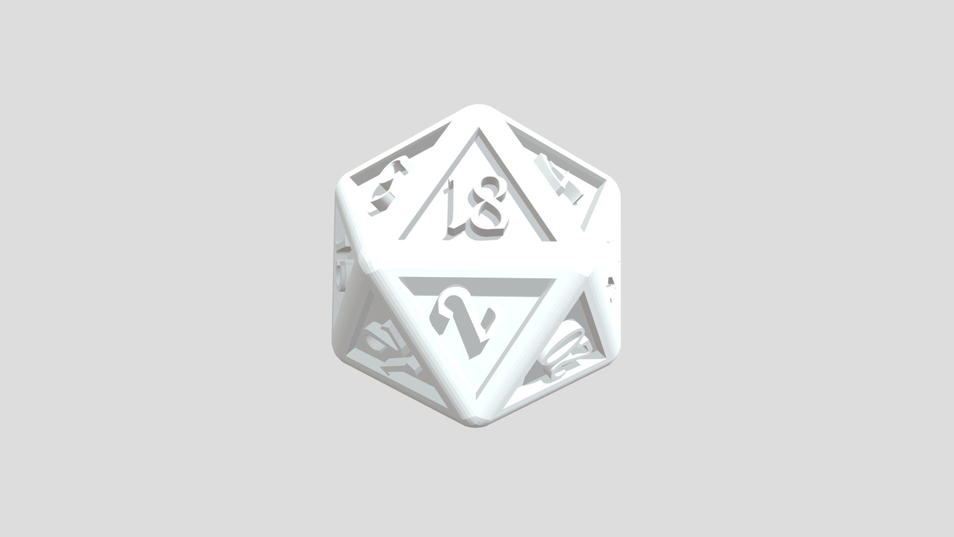 D20 Test - Download Free 3D model by TheRealJWolf [bf8216f] - Sketchfab
