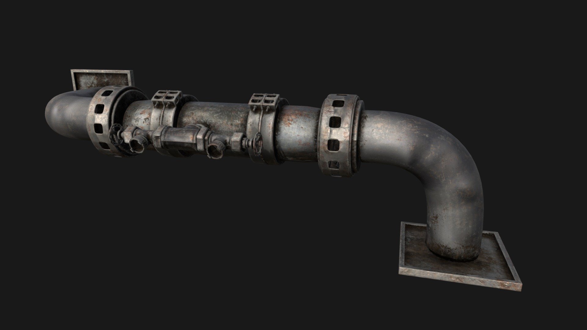 PBR Pipe Segment - Buy Royalty Free 3D model by northlogic ...