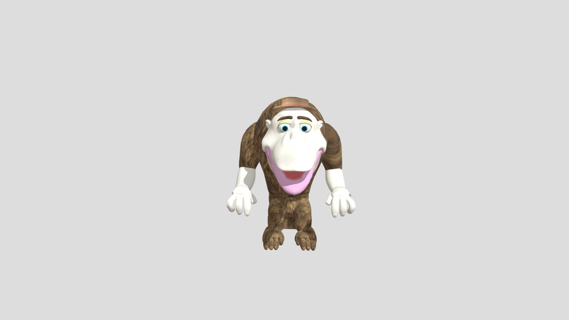 Charlie Choo Choo Chimp - Download Free 3D model by Manny_tb ...