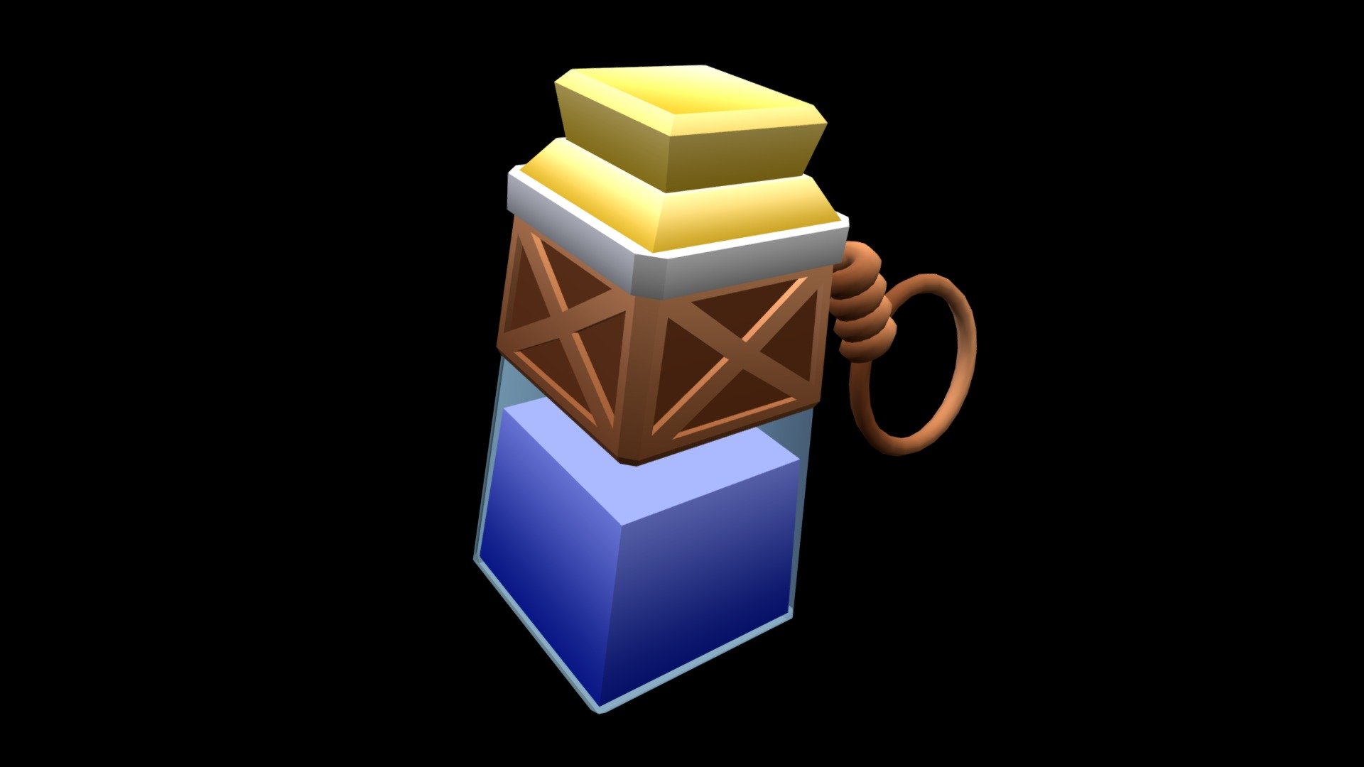 Potion Of Mana (Warcraft III Fanart) (Low Poly) - Download Free 3D ...