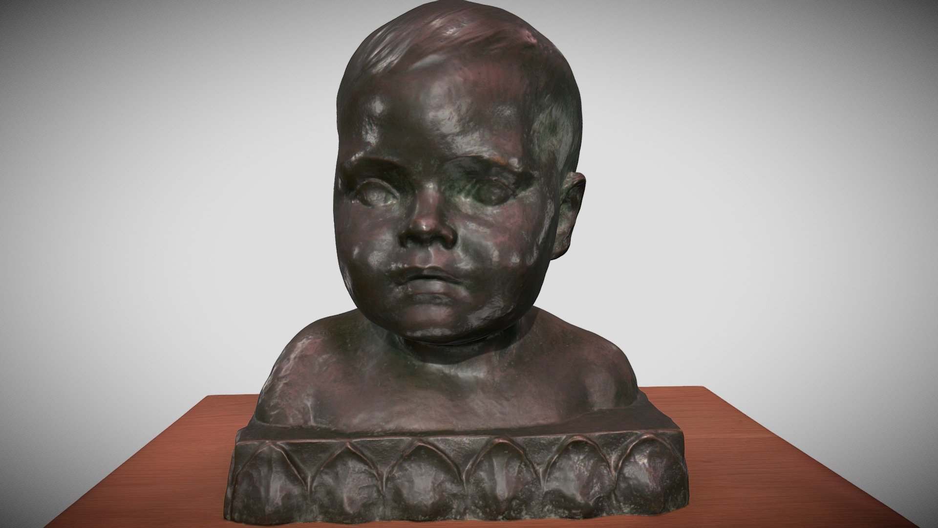 Statue of a kid - Stytta af barni - 3D model by Punktasky [bf83802 ...