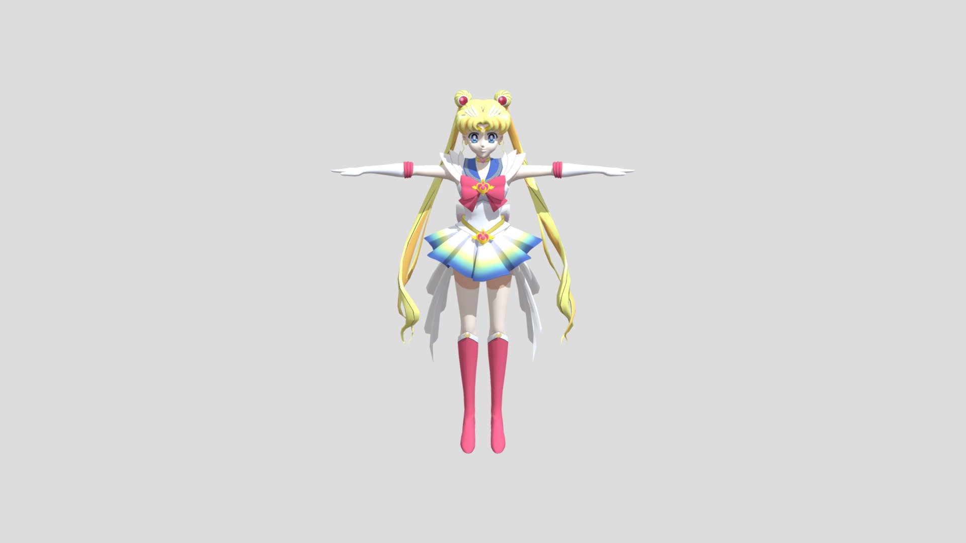 Super Sailor Moon (Sailor Moon VR Dream Flight) - Download Free 3D model by Guilherme Navarro ...