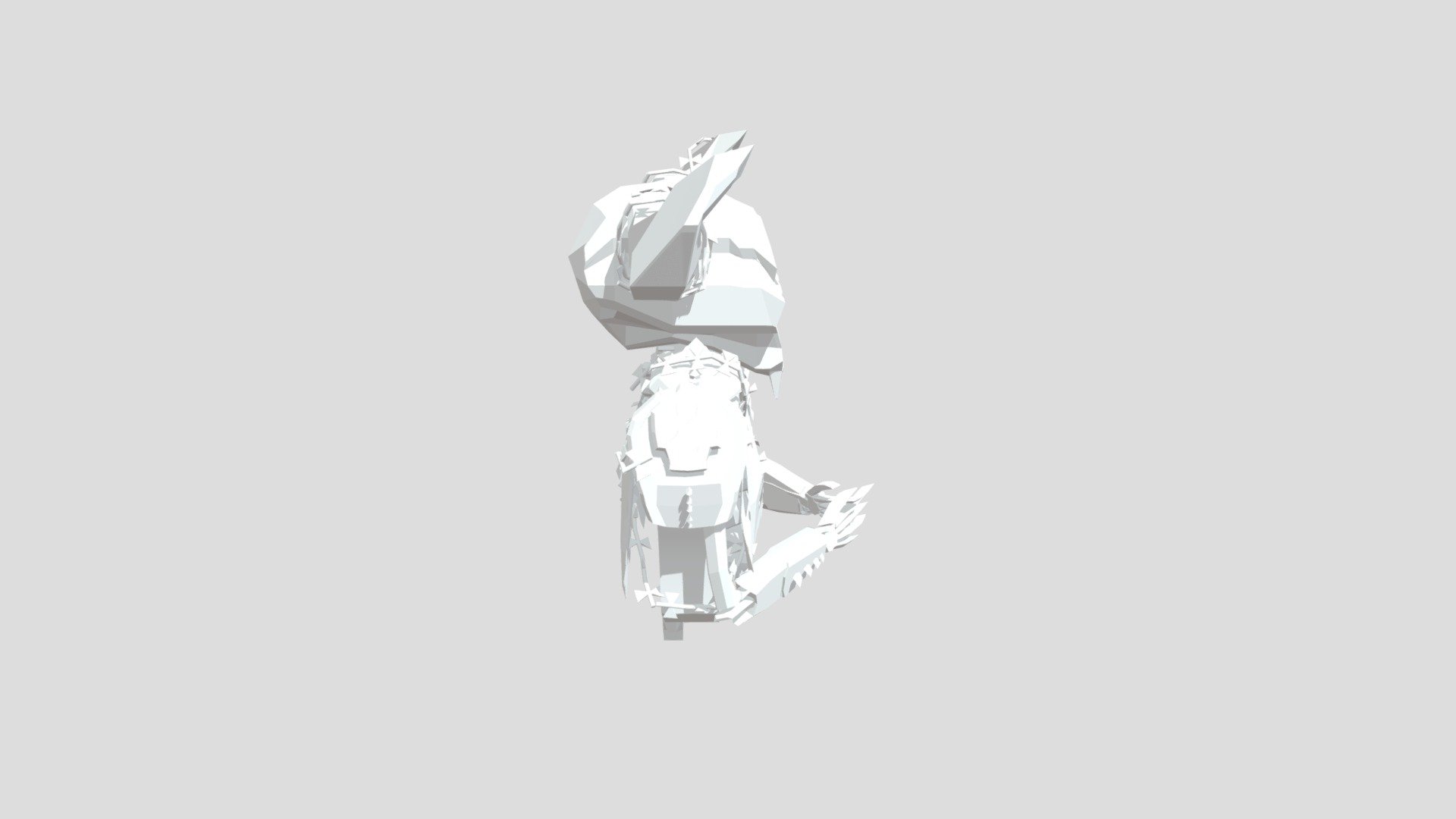 Demon King - Figure BLENDER - Download Free 3D model by GeorgieKing ...