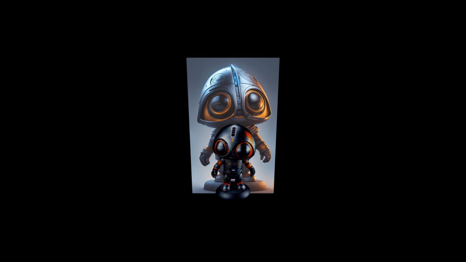 "Chibi-style Science Fiction Character with Fut - Download Free 3D ...