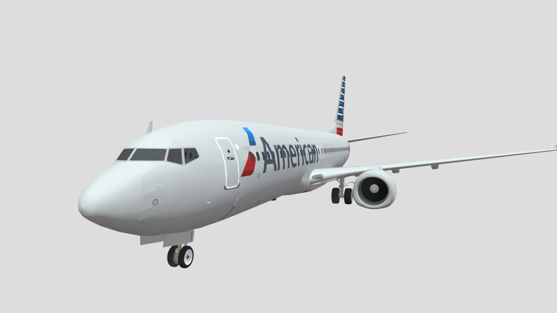 American Airlines Boeing 737 - 3D model by The Republic of Tangineah™ (@jjones26) [bf858a8 ...