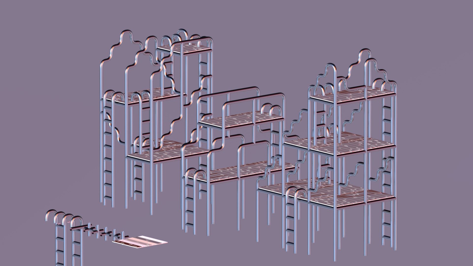 Scaffolding Structures - Download Free 3D model by pizzabrian [bf87476 ...