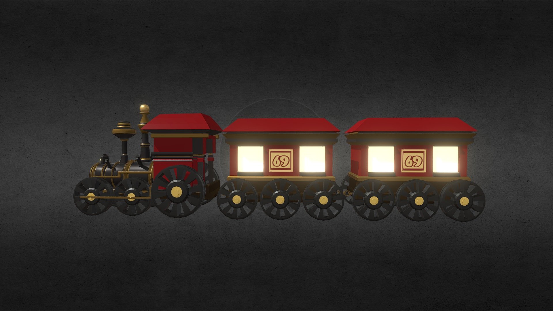 I love trains - Download Free 3D model by ... (@Yoke_Mun) [bf88ca0 ...