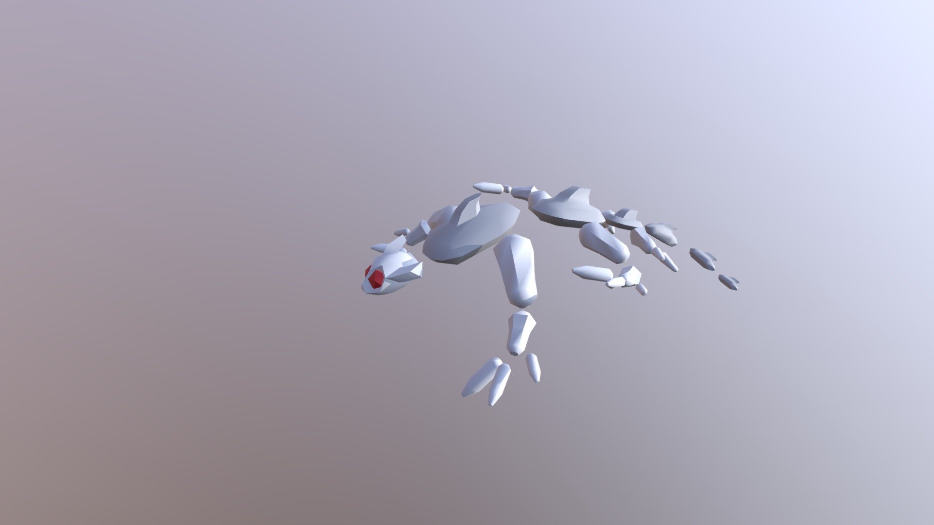 Low Poly Skeleton Monster - Download Free 3D model by Nekonotako ...
