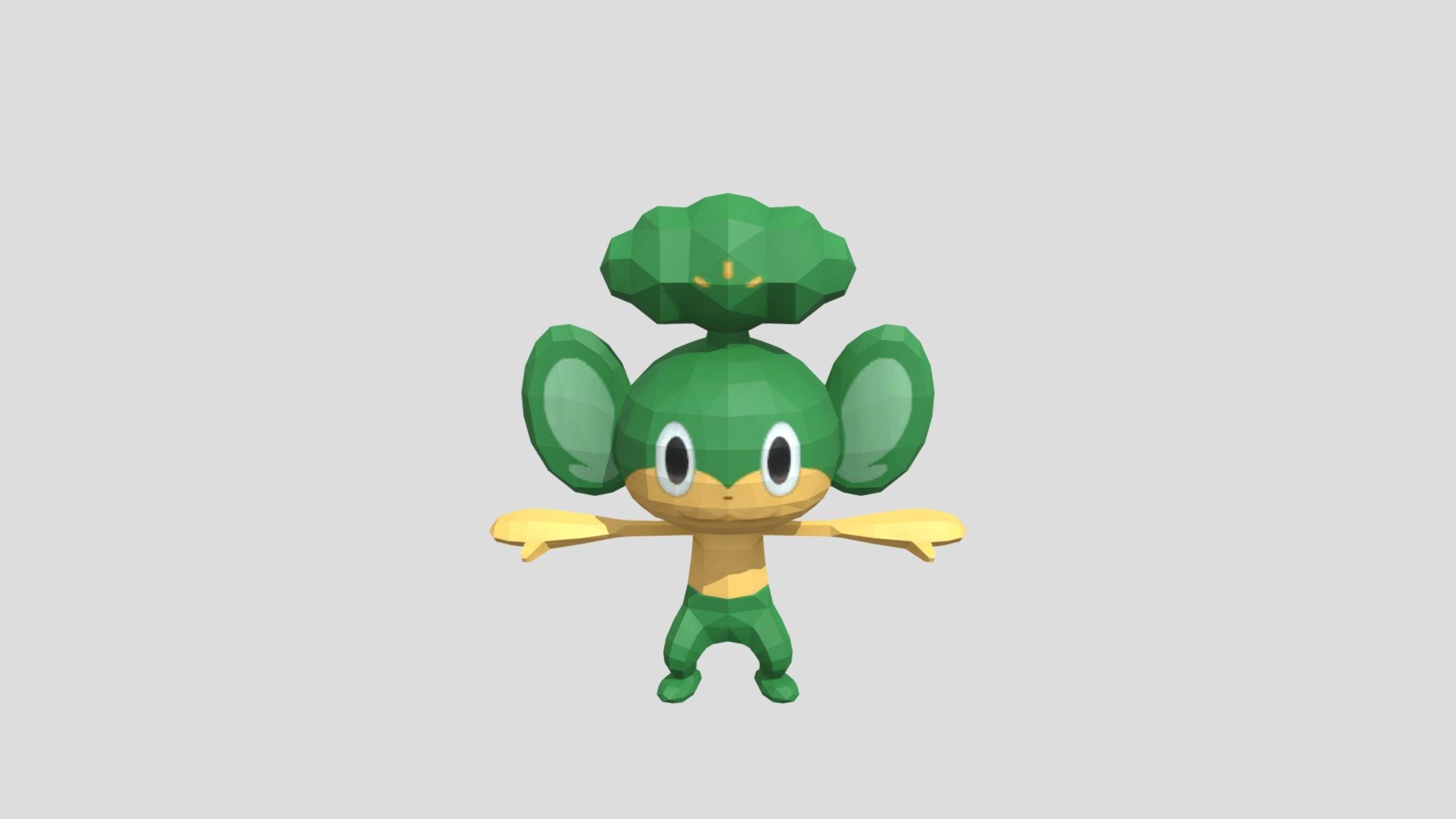 Pansage - Download Free 3D model by nguyenlouis32 [bf8a53b] - Sketchfab