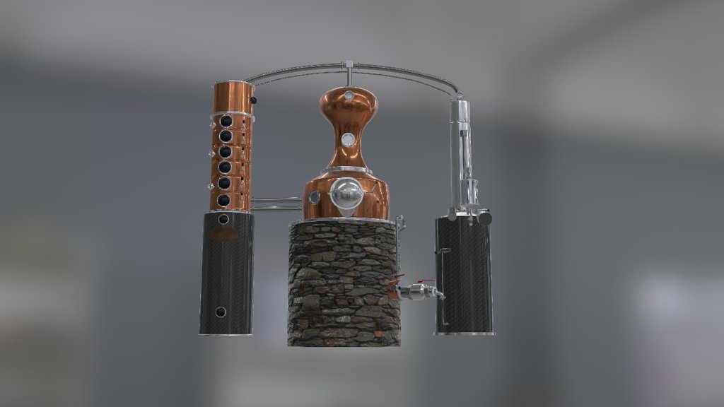 Whiskey Distillery - 3D model by nileskeith93 [bf8b9c5] - Sketchfab