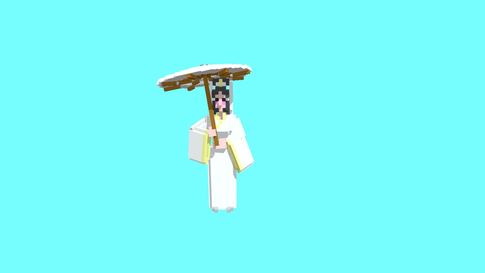 whiteSnake_umbrella - Download Free 3D model by colombo0718 [bf8bb47 ...