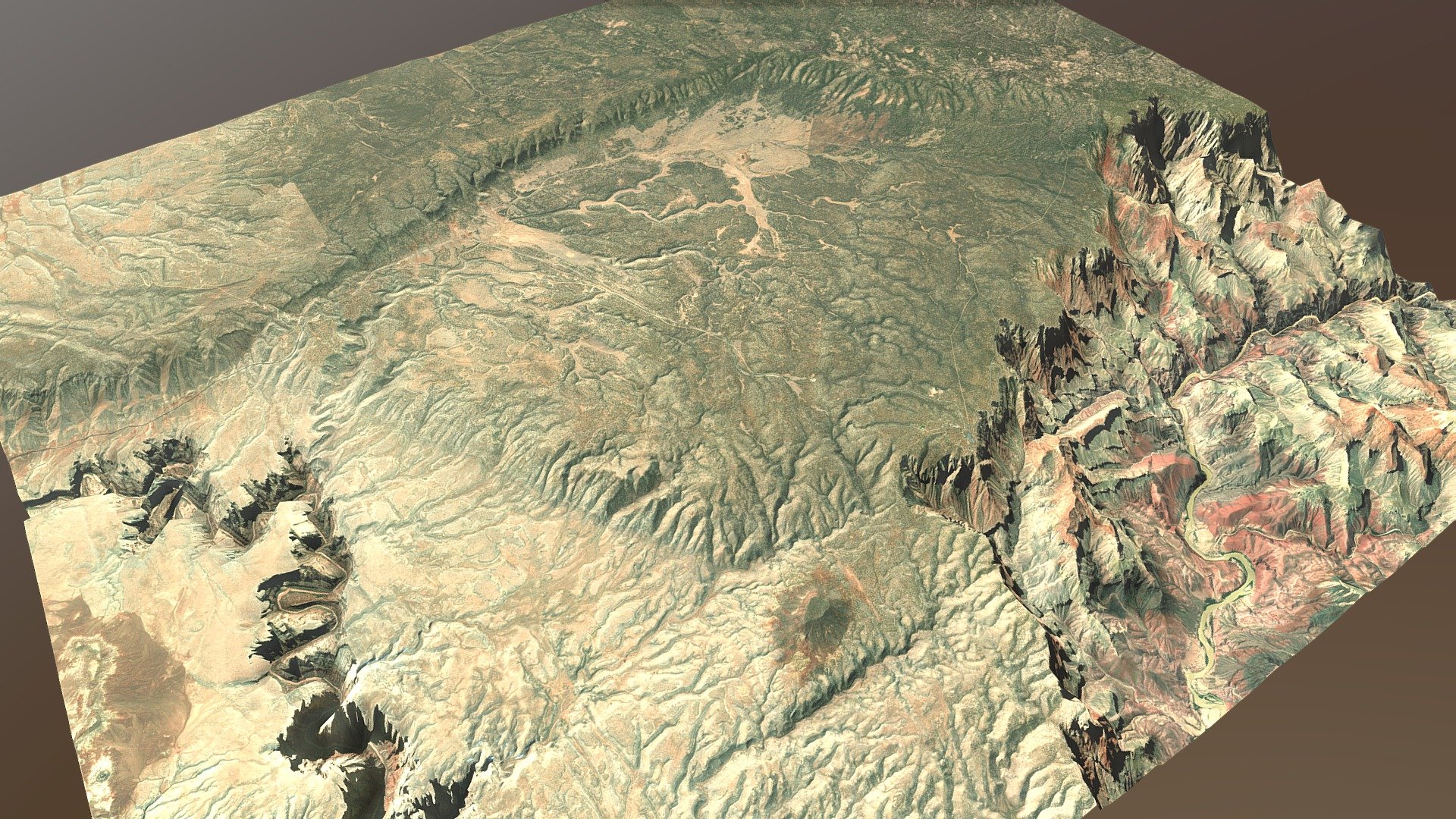 Grand Canyon Grandview-Phantom Monocline - Download Free 3D model by ...