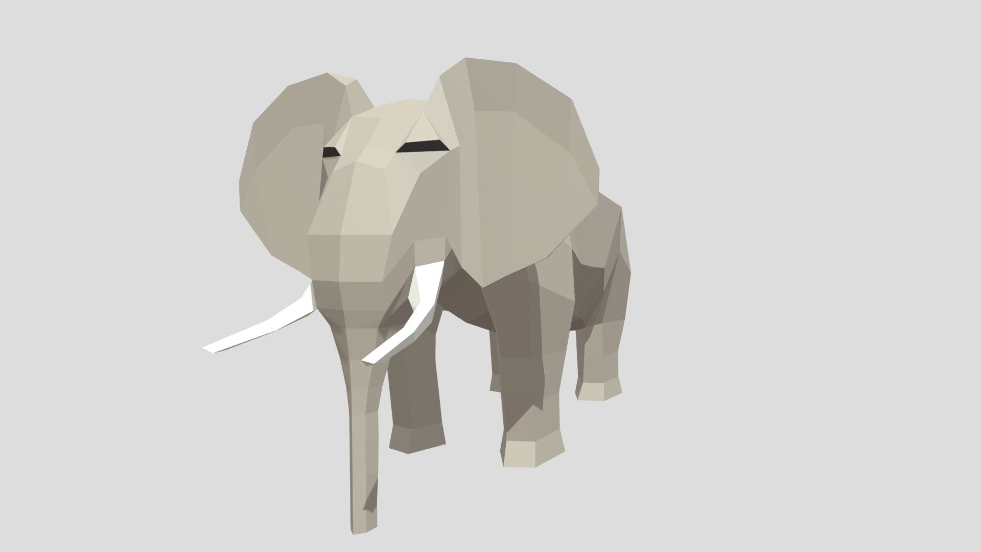 Elephant - 3D model by Iris (@IrisBrandt) [bf8d552] - Sketchfab
