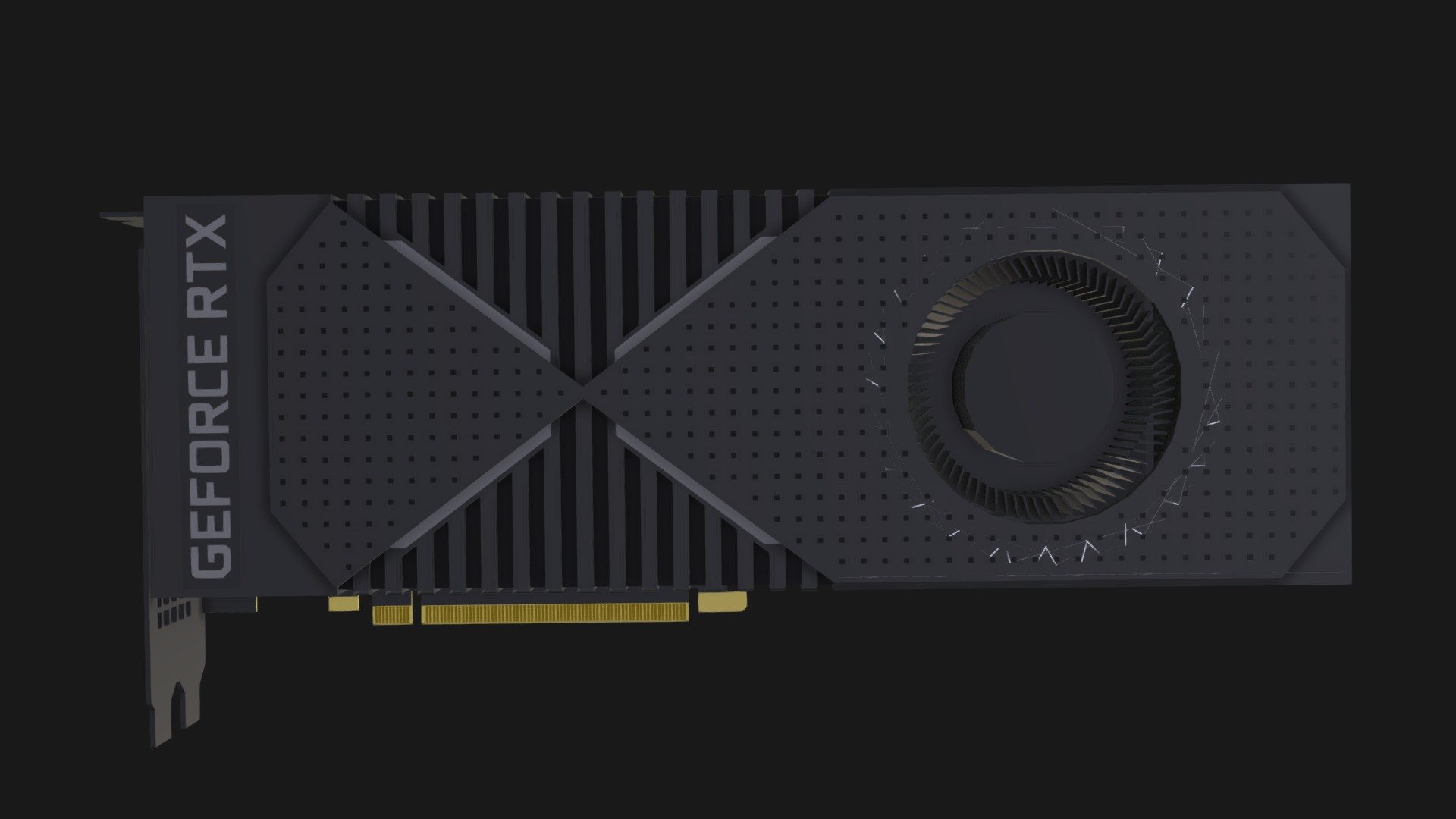 Nvidia GeForce RTX 2080 by HP - 3D model by Niam (@niam14) [bf8de56 ...