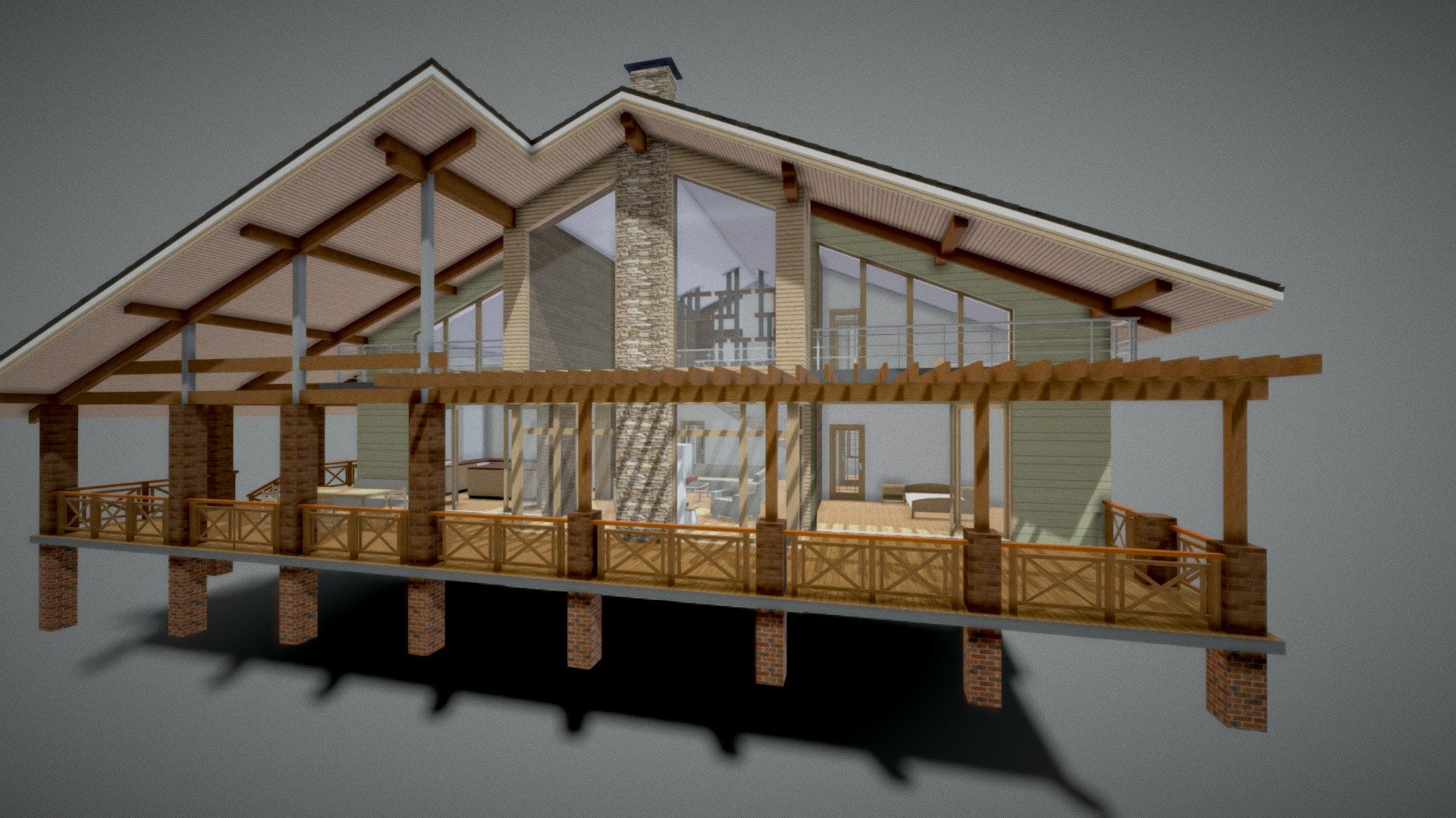55 АР терраса выше - 3D model by Prihodko [bf8e51b] - Sketchfab