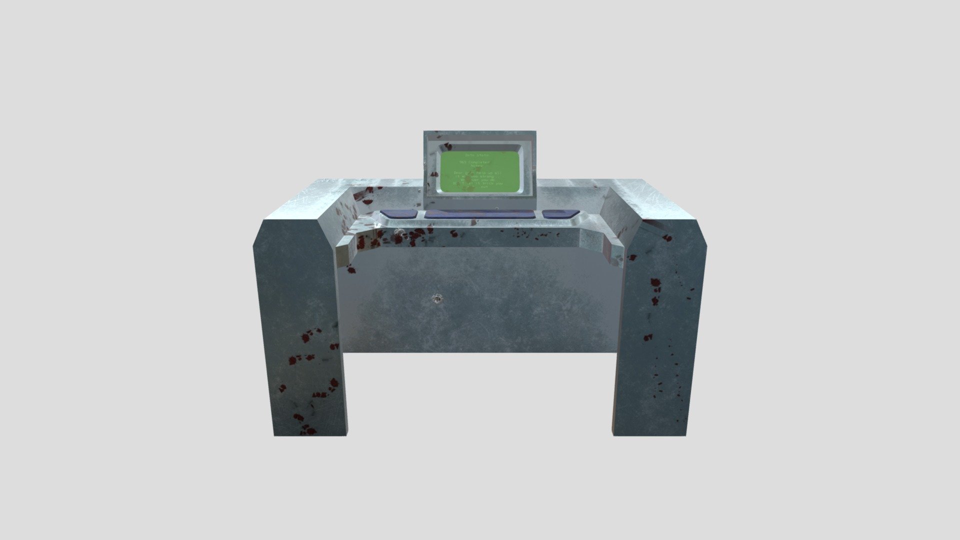 The last message - 3D model by KiahT [bf90a70] - Sketchfab