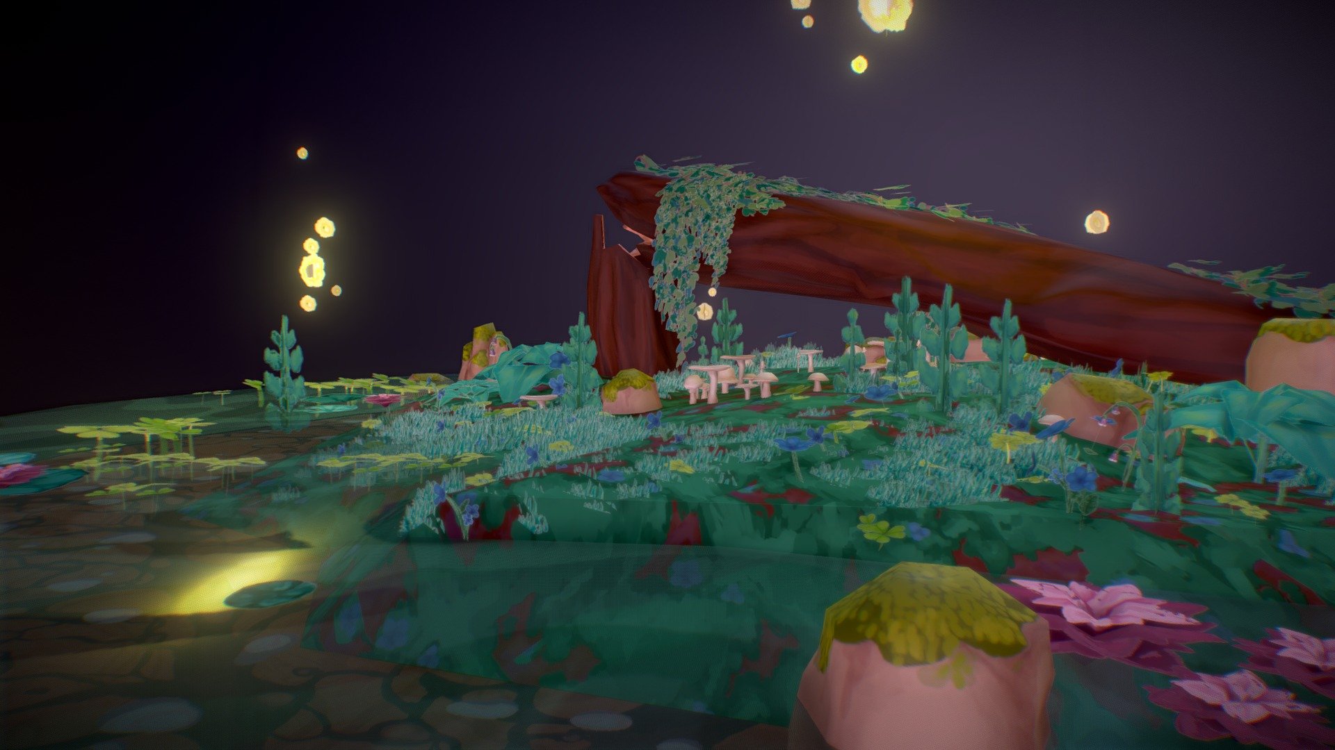 Faerie Tree Diorama - 3D model by Bo Reed (@Howdyth) [bf93a34] - Sketchfab