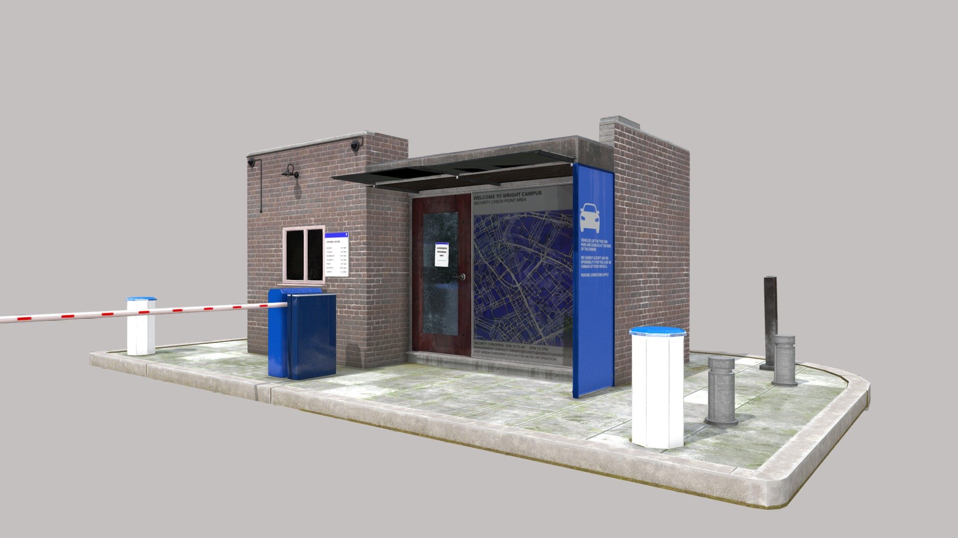 Car Park Barrier - Free DL - Download Free 3D model by Pukka Films ...