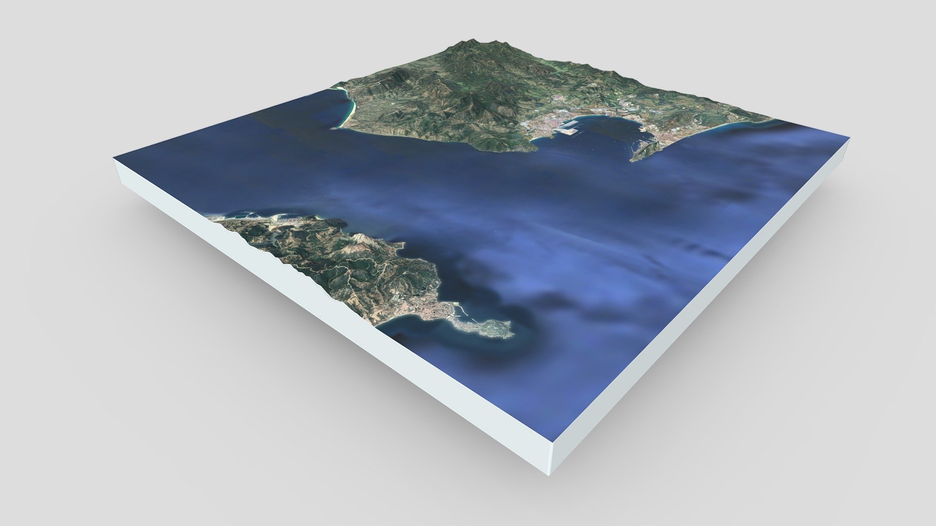 Gibraltar - 3D model by e-sfera (@skolskaknjiga) [bf96188] - Sketchfab