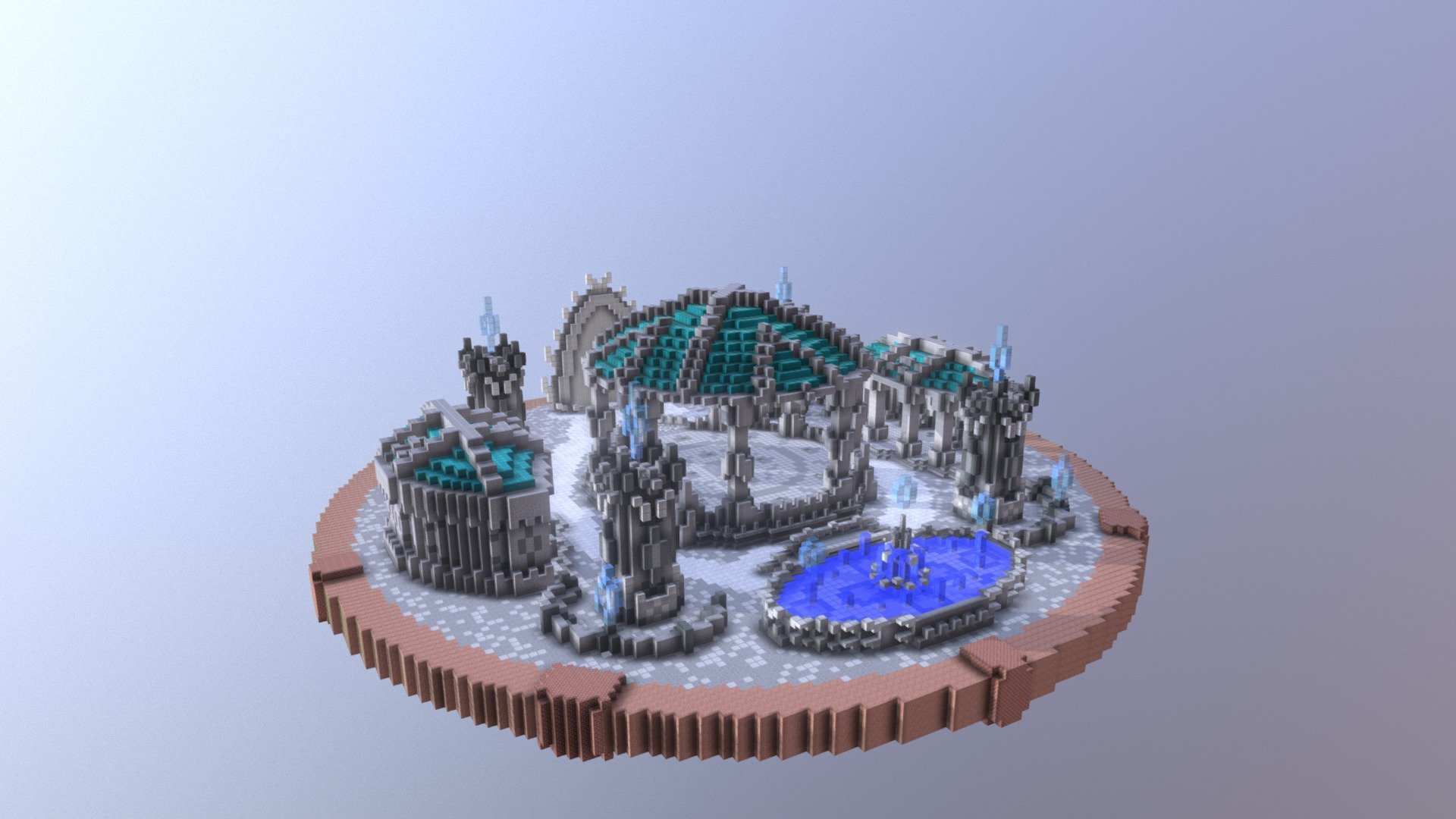Small lobby - 3D model by KittyKatGamAz [bf96344] - Sketchfab