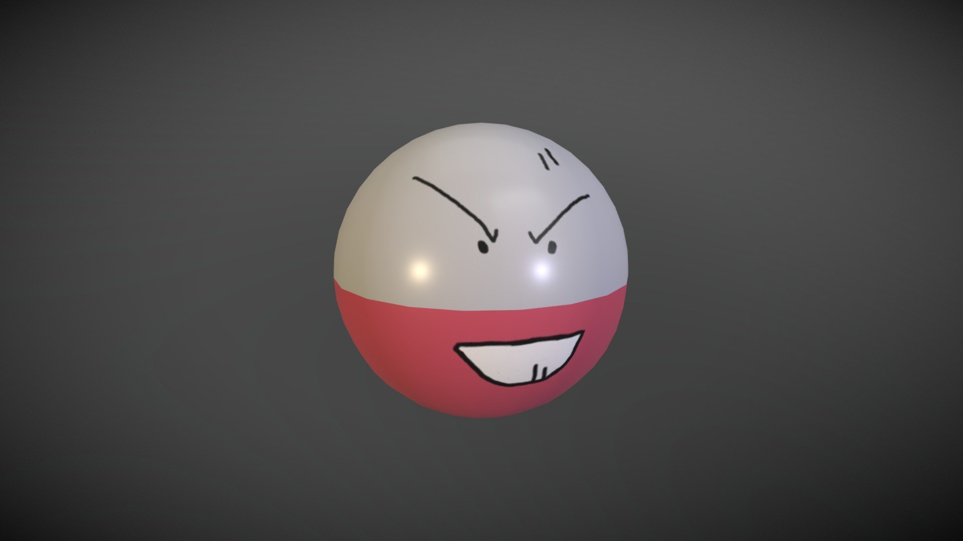 Electrode 3D Model (Pokemon) - 3D model by Ojk114 [bf96a3b] - Sketchfab