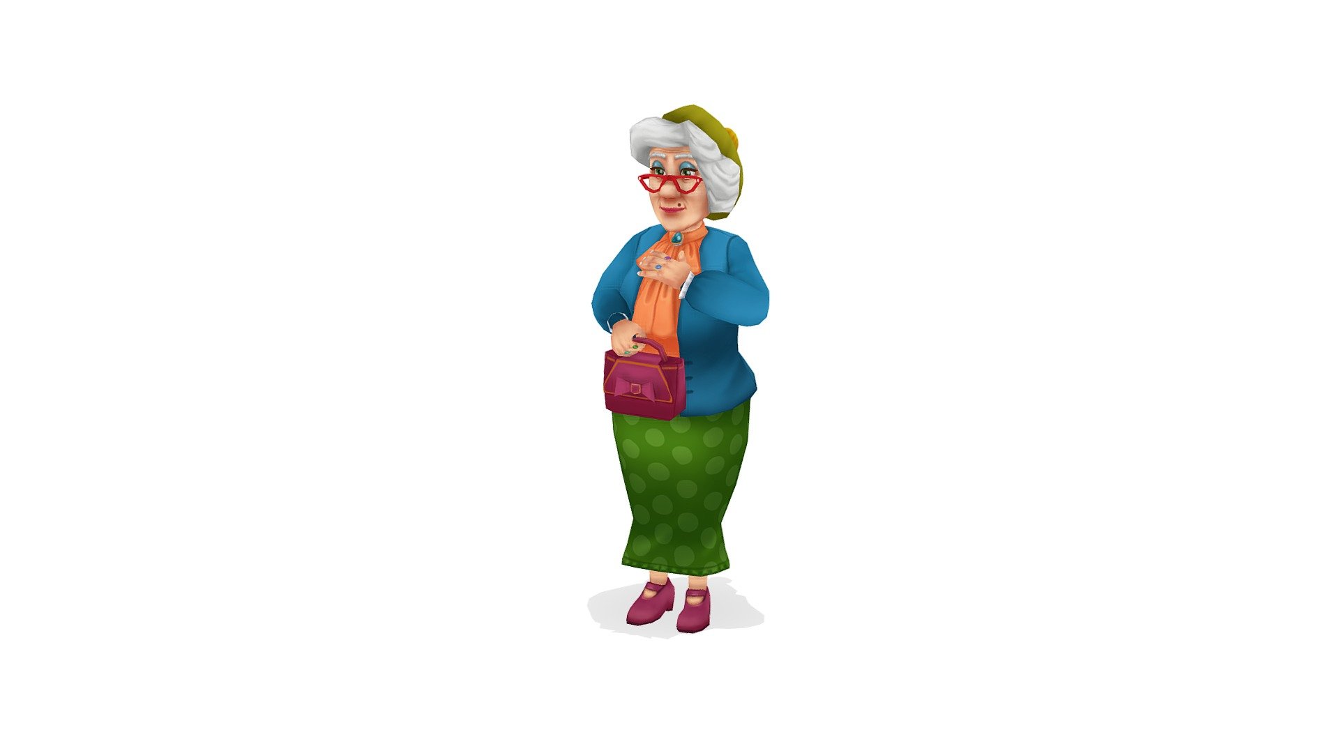 Grandmother - 3D model by max.tynchenko (@martmediaprojec) [bf96e40 ...