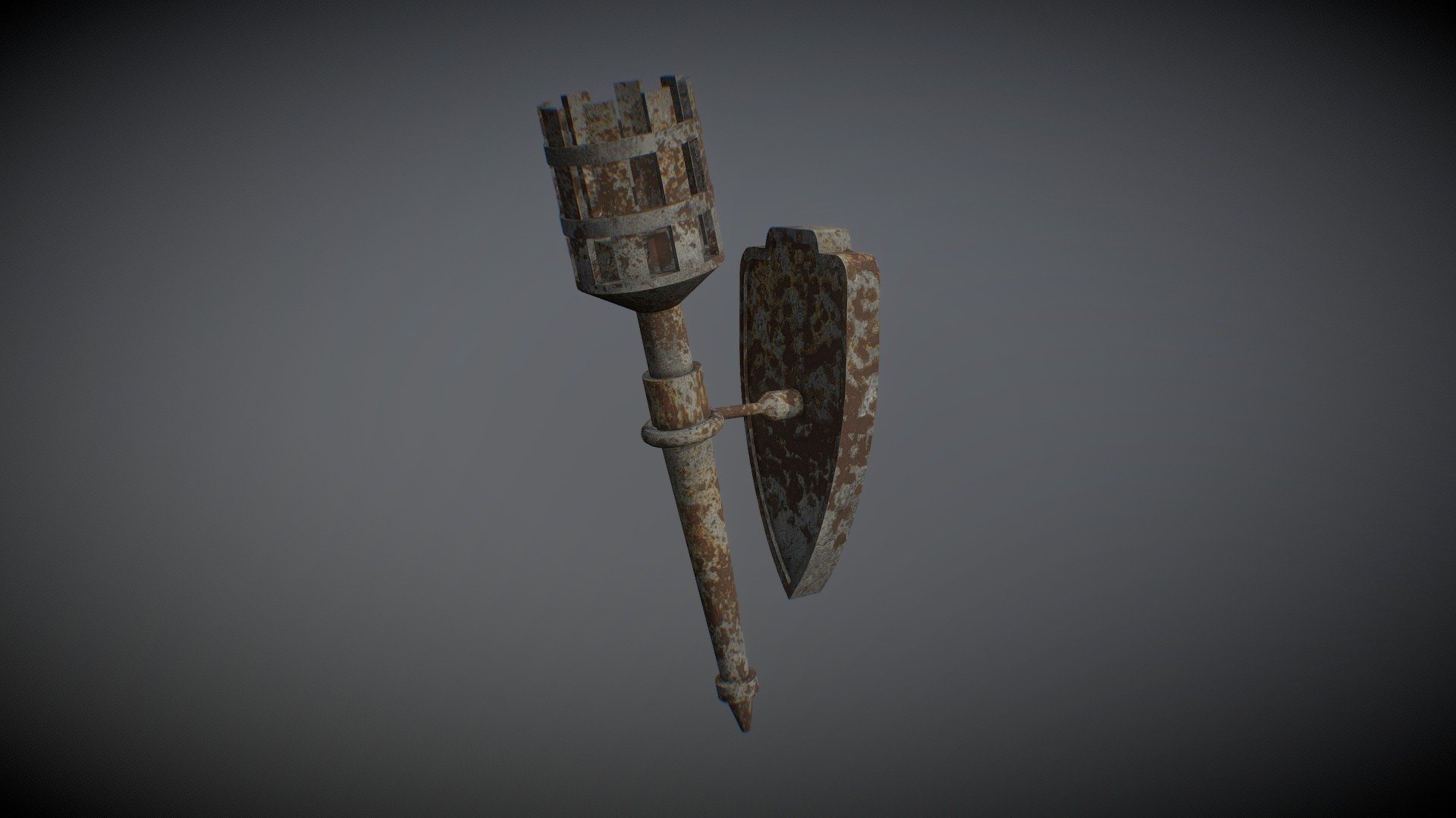 Medieval Torch - Download Free 3D model by Mark A93 (@marka93) [bf975bc ...