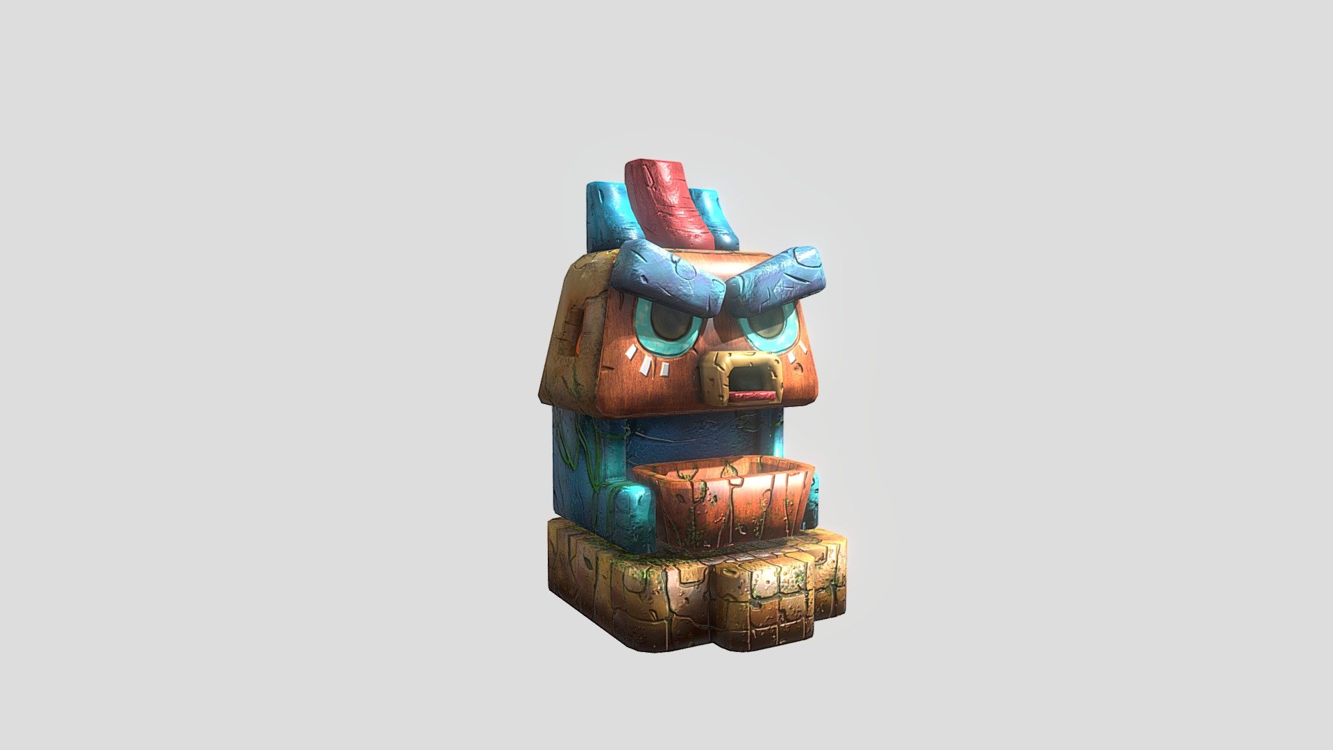 Tiki - 3D model by Zainal Abd. Kahar (@zsuperxtreme) [bf97a02] - Sketchfab