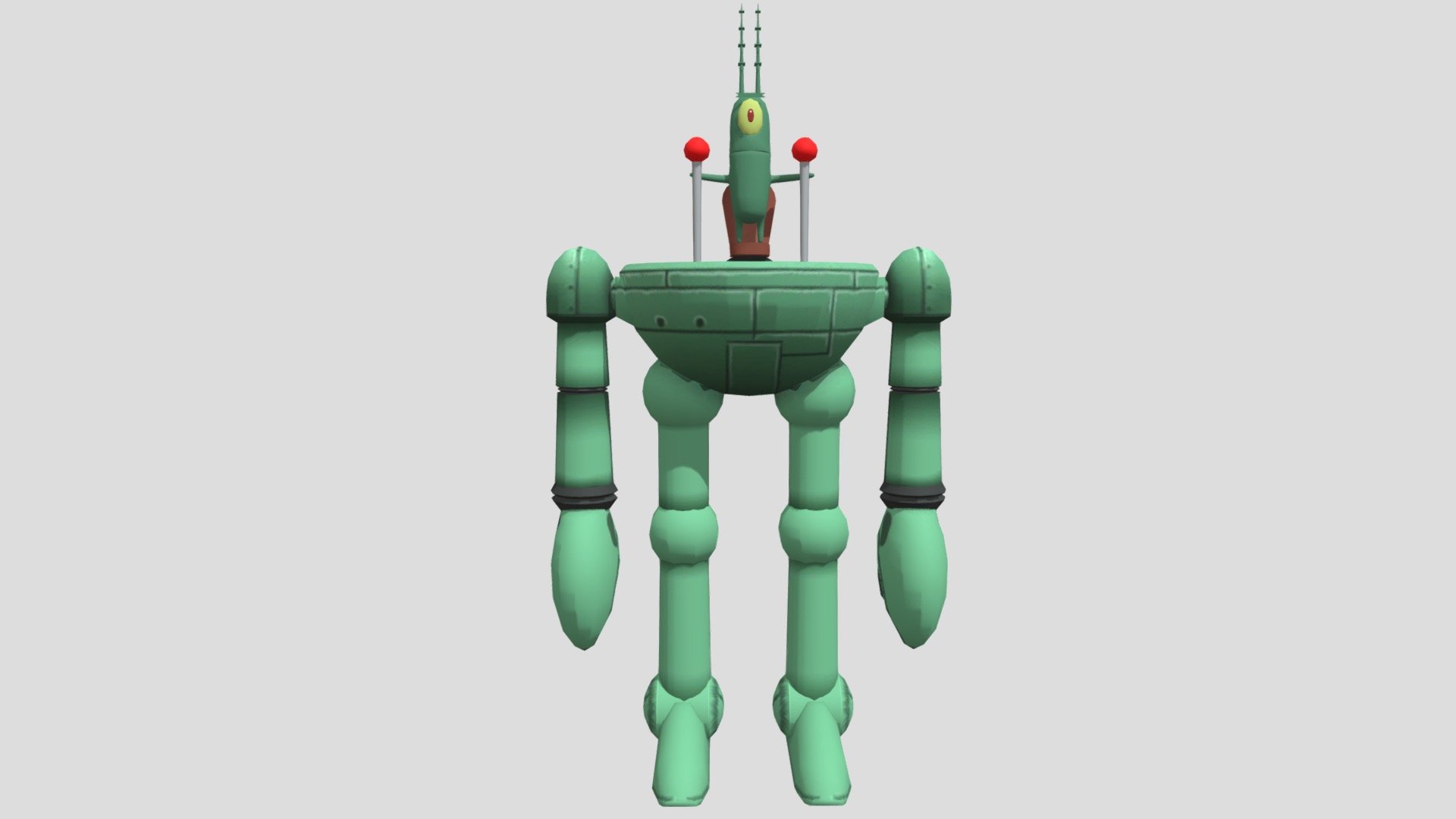 Wii-Plankton Robot - 3D model by Sajin Mickey Firey fan 1342 from ...
