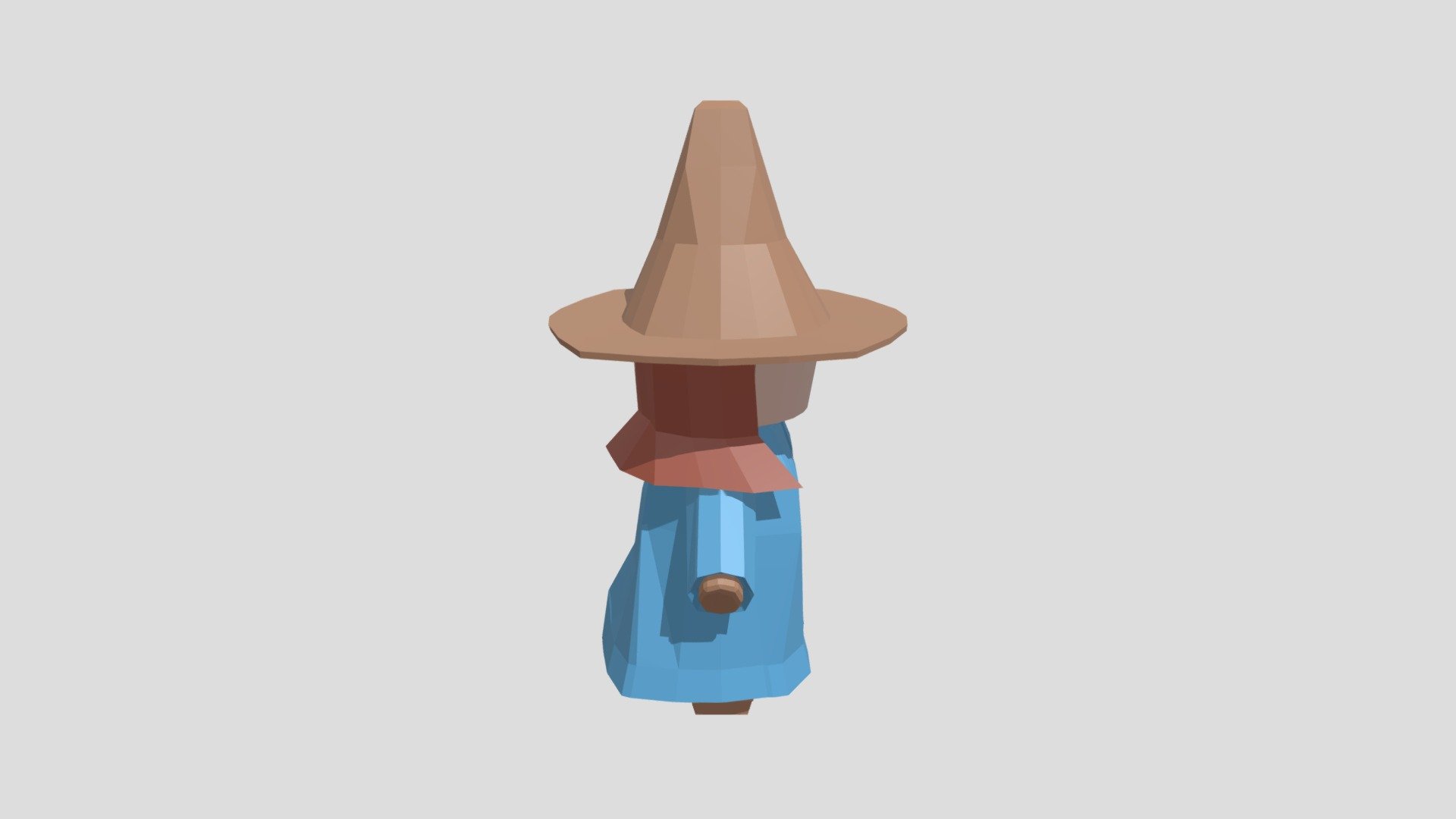 Low Poly Mage - Download Free 3D model by MonpeanArt [bf9a45b] - Sketchfab