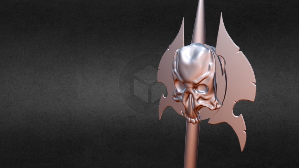 Double Axe - 3D model by Artworkz [bf9b352] - Sketchfab