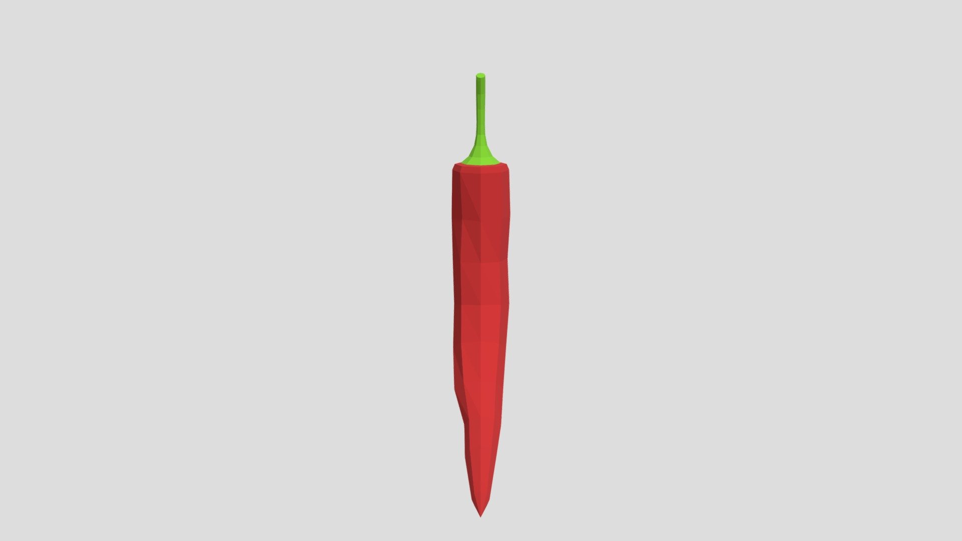 Chili Pepper from Poly by Google - Download Free 3D model by IronEqual ...
