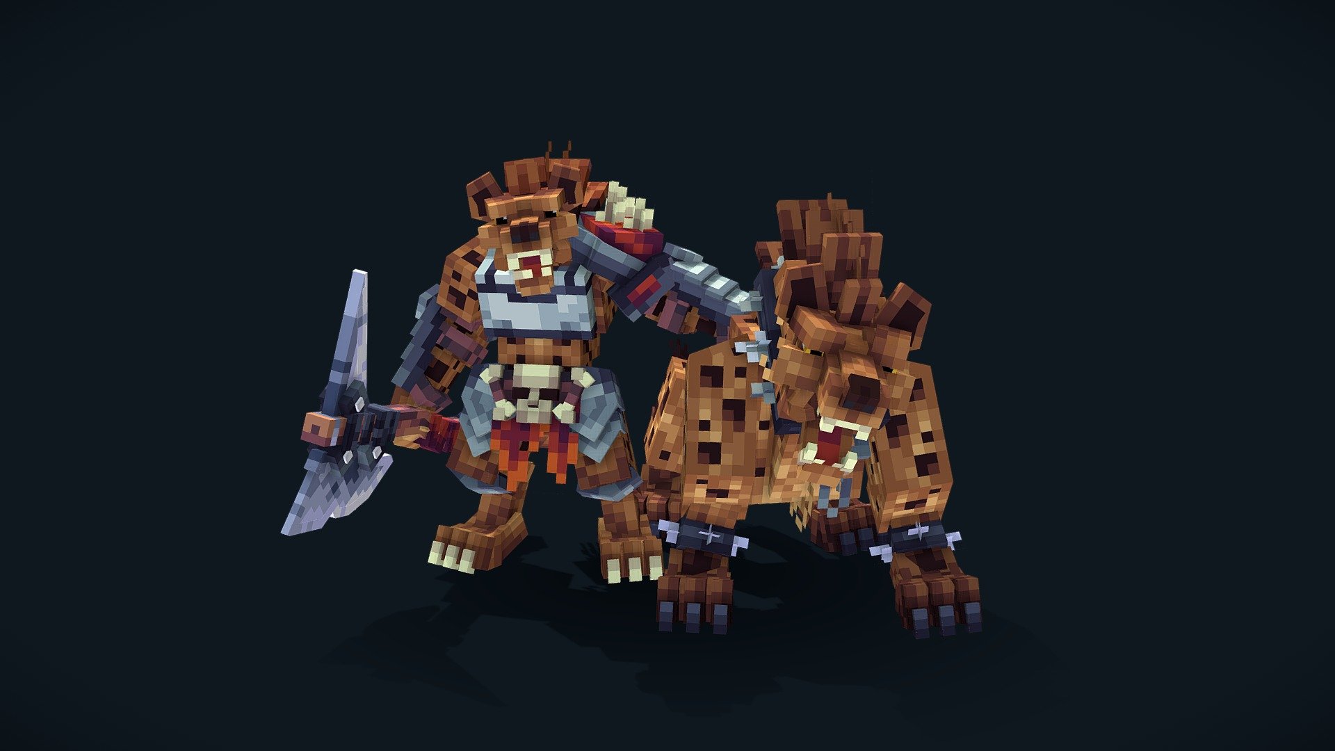 Gnolls! [MythicMobs] - 3D model by T1n C4n (@studiot1nc4n) [bf9ca74] - Sketchfab