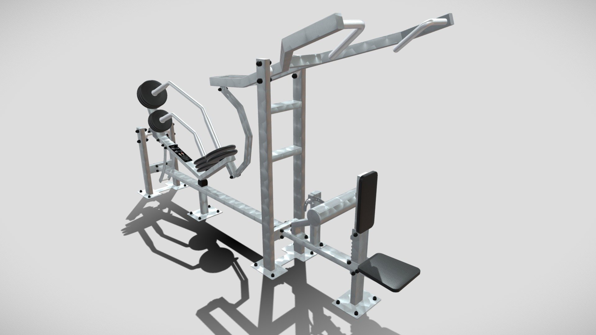 LAT PULLDOWN - 3D model by iveoutdoor [bf9da24] - Sketchfab
