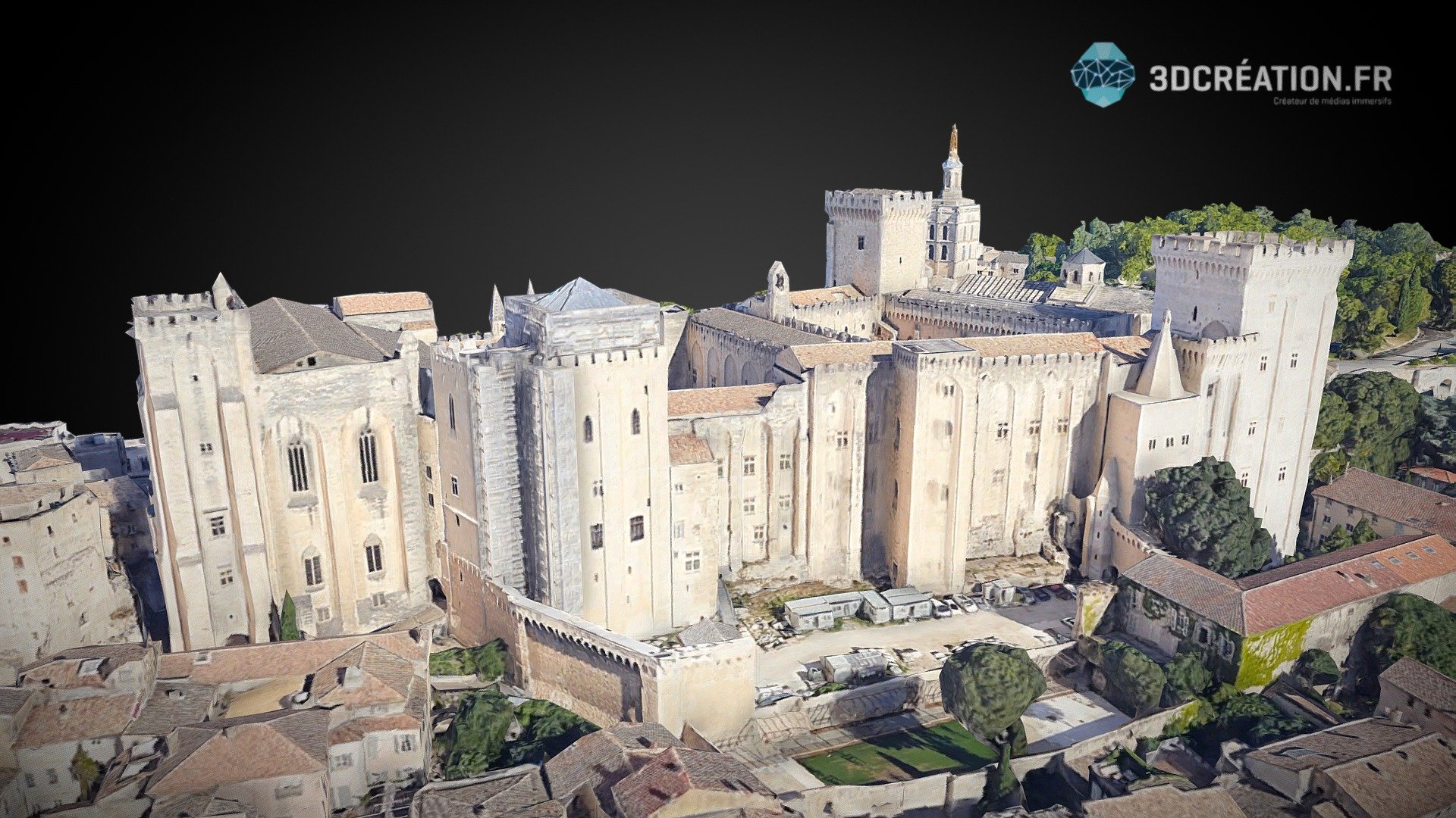 Palais des Papes AVIGNON - 3D model by 3dcreation_lyon [bf9f02e ...